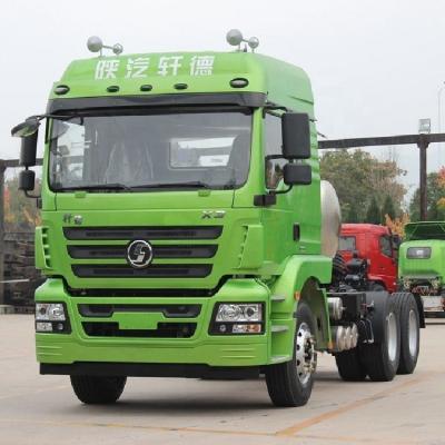 China 360° Rear Camera Shaanxi Auto Xuande X3 Lightweight 375hp 6X4 LNG Tractor Truck Head for sale