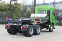 China 360° Rear Camera Shaanxi Auto Xuande X3 Lightweight 375hp 6X4 LNG Tractor Truck Head for sale