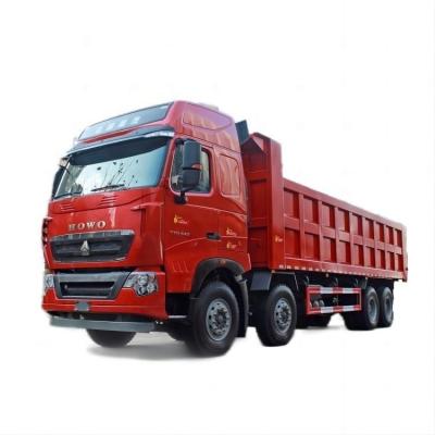 China 23 Special Sales of Heavy Auto HOWO T7H 371hp 375hp 6x4 8X4 Dump Truck ACC Cruise Control for sale