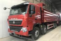China 23 Special Sales of Heavy Auto HOWO T7H 371hp 375hp 6x4 8X4 Dump Truck ACC Cruise Control for sale
