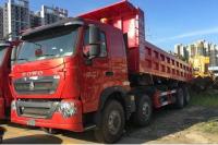China 23 Special Sales of Heavy Auto HOWO T7H 371hp 375hp 6x4 8X4 Dump Truck ACC Cruise Control for sale