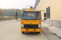 China Horsepower 150hp Second-hand Boutique Howo 16m-30m Aerial Work Truck with Truck Crane for sale
