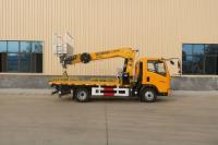 China Horsepower 150hp Second-hand Boutique Howo 16m-30m Aerial Work Truck with Truck Crane for sale