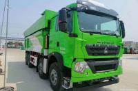 China National Heavy Truck HOWO TX 8X4 Dump Truck 350hp 371hp 0km with Reverse Shift Number 2 for sale