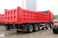 China Second-Hand Dongfeng Liuqi Chenglong H70 8X4 375hp 8.6m Dump Truck with Combined Power for sale