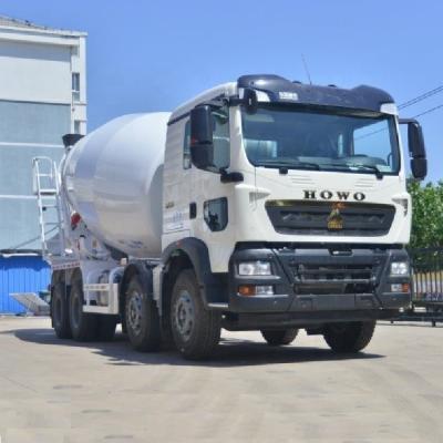 China 14000 Kg Popular SinotruK HOWO TX 340 Horsepower 8X4 7.5 Square Concrete Mixer Truck for sale