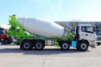 China Fukuda Auman ETX 340 horsepower 8X4 7.87 square concrete mixing truck for sale