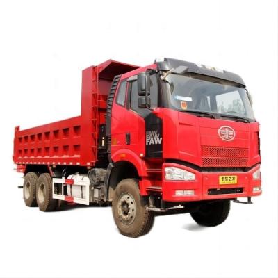 China FAW J6P Heavy Truck 0 Km 350 HP 6X4 371 375HP 5.8m Dump Truck with Automatic Window for sale