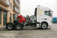 China Shaanxi Heavy Cardron X5000S 560hp 6X4 LNG Tractor Truck Head at a with FAST Gear Box for sale