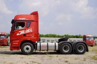 China Qingdao Jiefu JH6 460HP 6X4 AMT Automatic Tractor Trucks with 2 Reverse Shift Number for sale