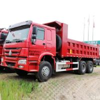 China Touch Screen Used HOWO Heavy Truck 340 HP 6X4 5.6m Dump Trucks at for 2 Passengers for sale