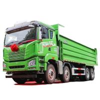 China FAST Gear Box 400 HP 8X4 6.5m Qingdao Jiefang JH6 Heavy Truck Pilot Version Dump Truck for sale