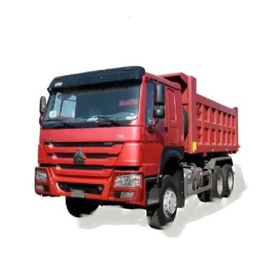 China 6X4 6.8m HOWO Heavy Truck Dump Truck with Rear Camera and 15500KG Gross Vehicle Weight for sale
