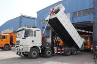 China Shacman Delong M3000 350 HP 8X4 7.2m Dump Trucks Perfect for Cargo Tank Length 6.2-8m for sale