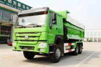 China Stock Used HOWO 340 HP 6X4 5.6m Dump Trucks with ABS and 2 Reverse Shift Number for sale
