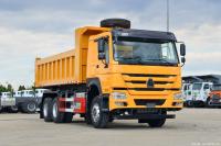 China Low-Priced Used HOWO V7 6X4 Dump Trucks with Engine Capacity 8L and ESC for sale