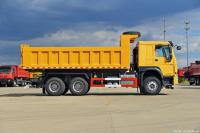 China Low-Priced Used HOWO V7 6X4 Dump Trucks with Engine Capacity 8L and ESC for sale