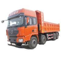 China 12 Forward Shift Shaanxi Automobile Cummins Delong X3000 385hp 8X4 8-meter Dump Truck for sale
