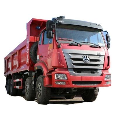 China Reverse Shift Number 2 Professional Sinotruk Haohan J7B 340 HP 8X4 7.6 m Dump Truck for sale
