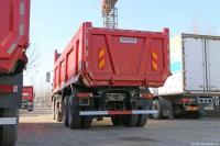 China Reverse Shift Number 2 Professional Sinotruk Haohan J7B 340 HP 8X4 7.6 m Dump Truck for sale