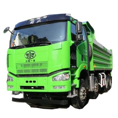 China Exported Second-Hand Faw Jiefang J6P 8X4 350HP Dump Truck with EURO 2/3/4/5/6 Emission for sale