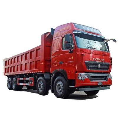 China Dump Truck Tipper Sinotruk HOWO T7H Heavy Truck 540 HP 8X4 8.5m Used Dump Trucks with ESC for sale