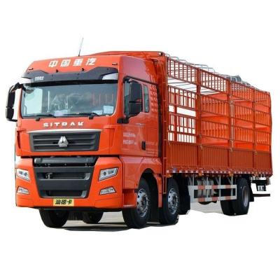 China Second-Hand Sinotruk SITRAK G7 330hp 6X2 8.6m Grid-Type Truck Fence Truck for sale