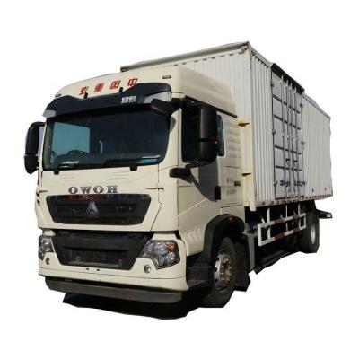 China EURO 5 10 Forward Shift Number Sinotruk HOWO T5G 280hp 4X2 7.92m Van Truck Fence Truck for sale