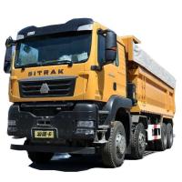 China Boutique Second-hand Sinotruk SITRAK G7W 400hp 8X4 6.8m Dump Trucks with 6.2-8m Cargo Tank for sale