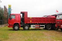 China Sinotruk HOWO Heavy Truck 380 HP 8X4 7.8m Dump Trucks with Air Suspension Driver's Seat for sale