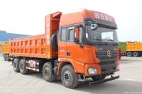 China Shacman Cummins Delon X3000 385hp 8X4 Dump Trucks with Cargo Tank Length of 6.2-8m for sale
