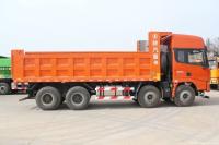 China Shacman Cummins Delon X3000 385hp 8X4 Dump Trucks with Cargo Tank Length of 6.2-8m for sale