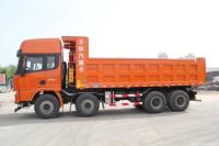 China Shacman Cummins Delon X3000 385hp 8X4 Dump Trucks with Cargo Tank Length of 6.2-8m for sale