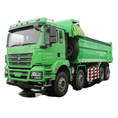 China Purchase Second-hand Shacman Delong M3000 350 HP 8X4 Dump Trucks with 6.5m Cargo Tank for sale