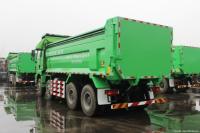China Purchase Second-hand Shacman Delong M3000 350 HP 8X4 Dump Trucks with 6.5m Cargo Tank for sale