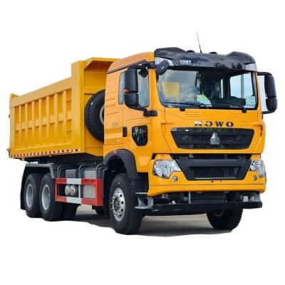 China Multimedia System Yes Sinotruk HOWO TX 400 HP 6X4 6.3m Dump Trucks with Air Conditioner for sale