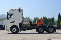 China Manual Transmission Used HOWO TH7 4*2 6*4 Tow Truck Head with 7.12*2.55*3.85M Size for sale