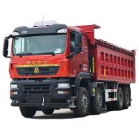 China 360° Rear Camera Exporting Sinotruk HOWO TX Heavy Truck 430 HP 8X4 6.8m Dump Trucks for sale