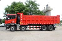 China Shacman Delon X3000 550hp 8X4 8.8m Dump Trucks with Cargo Tank Dimension 8.8*2.35*1.5m for sale