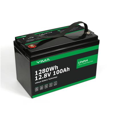 China IP65 Lead Acid Replacement Battery 1280WH 12.8 V Lifepo4 Battery for sale