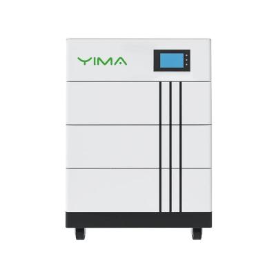 China OEM 51.2V100Ah 5kWh 10kWh 20kWh Stackable Lithium Batteries for Off Grid Solar Energy for sale