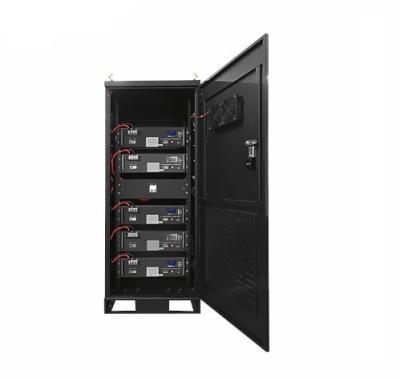 China 51.2V 5000Ah LiFePo4 Rack Mounted Lithium Battery Metal Cabinet Type for sale