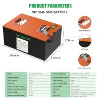 China CE UN38.3 Certified Smart BMS Electric Golf Cart Lithium Battery 60Ah 70Ah 90Ah 110Ah 60V for sale