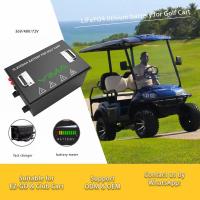 China 51.2V 50ah 100Ah Club Car Lithium Battery Lithium Golf Buggy Batteries for sale