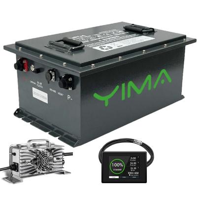 China OEM Electric Golf Cart Lithium Battery 72V 100Ah 48V 105Ah With Charger for sale