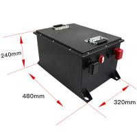 China 48V 72V 100Ah 200Ah Lithium Ion Golf Trolley Battery 4000 Times Cycle Life for sale