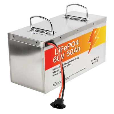 China 60V 50Ah 100Ah Electric Golf Cart Lithium Battery With Charger And Built-In BMS for sale