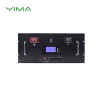 China 4U Rack Mount LiFePO4 Lithium Battery Pack 48V Server Rack Energy Storage Battery For Solar System Home Backup Power OEM Wholesale for sale