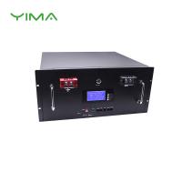China 4U Rack Mount LiFePO4 Lithium Battery Pack 48V Server Rack Energy Storage Battery For Solar System Home Backup Power OEM Wholesale for sale
