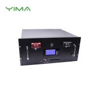 China 4U Rack Mount LiFePO4 Lithium Battery Pack 48V Server Rack Energy Storage Battery For Solar System Home Backup Power OEM Wholesale for sale